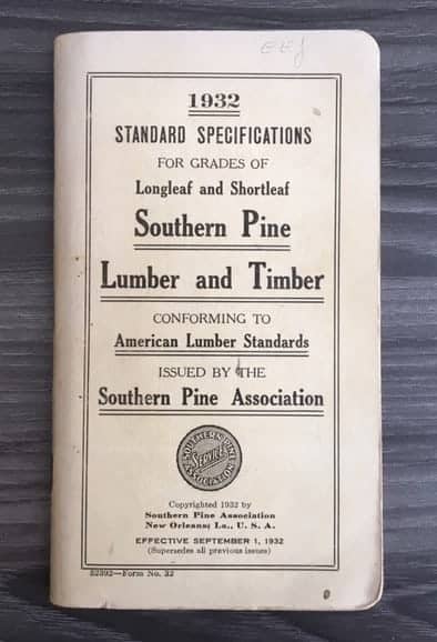 Lumber Grade-Marking History: 1931 | SPIB Blog | Southern Pine ...